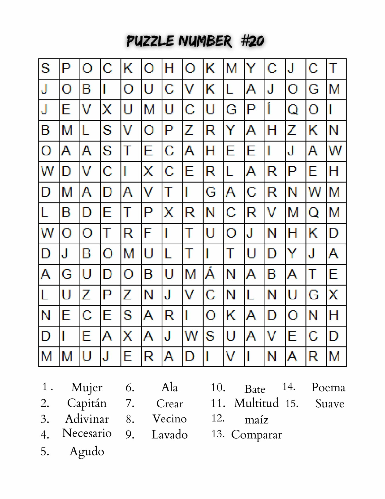 ¡A Buscar! Spanish Word Search: Keep Your Mind Sharp and Have Fun ...