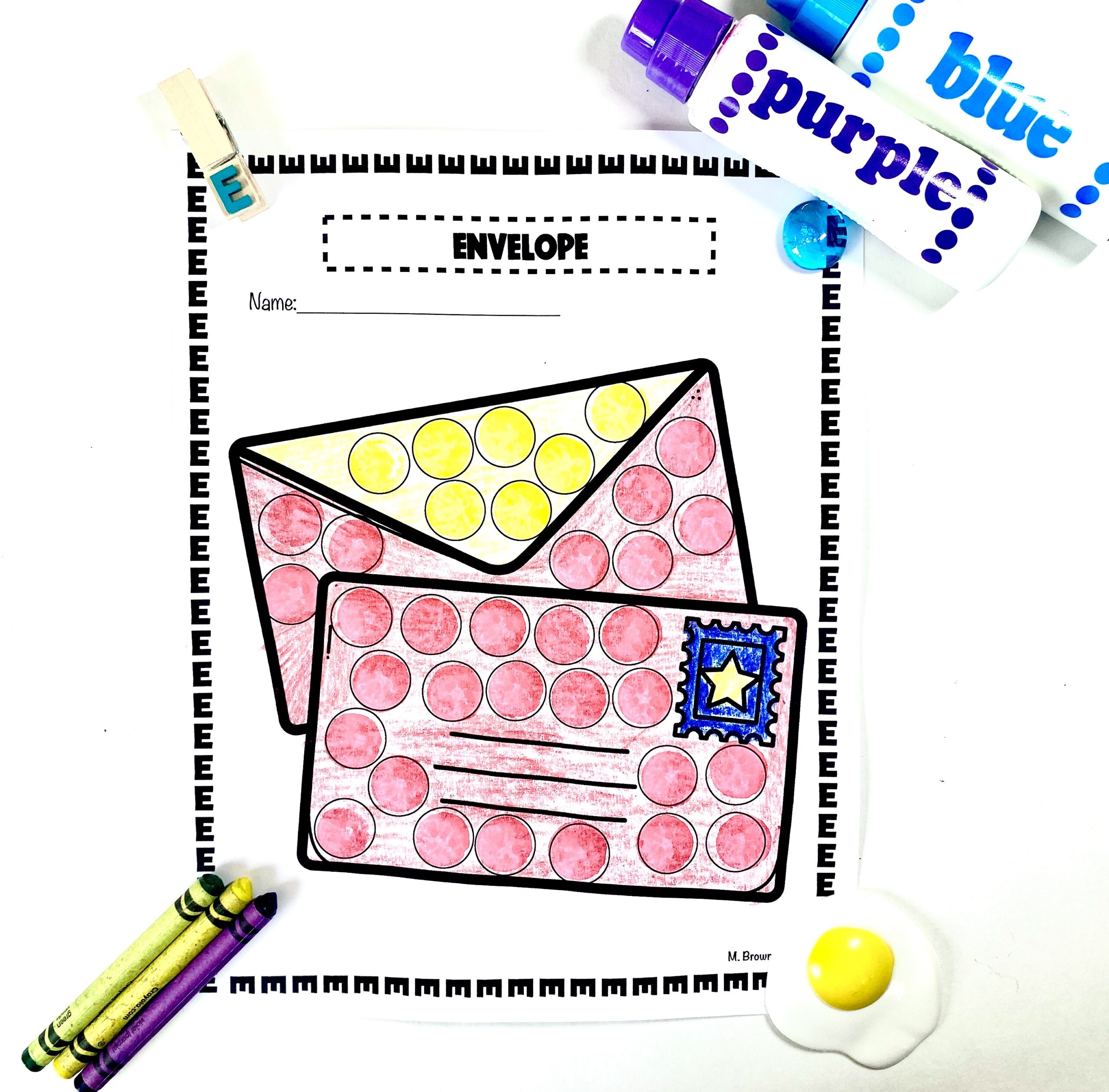 Letter E Do A Dot | Made By Teachers