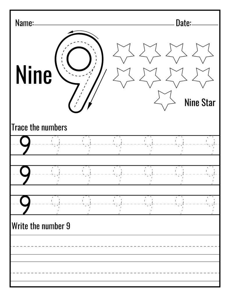 Color Your Way to Number Mastery: Engaging 1-10 Number Tracing Prek ...