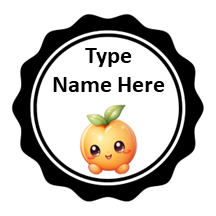 Food Pun Peach Bulletin Board Door Display Decoration Editable | Made ...
