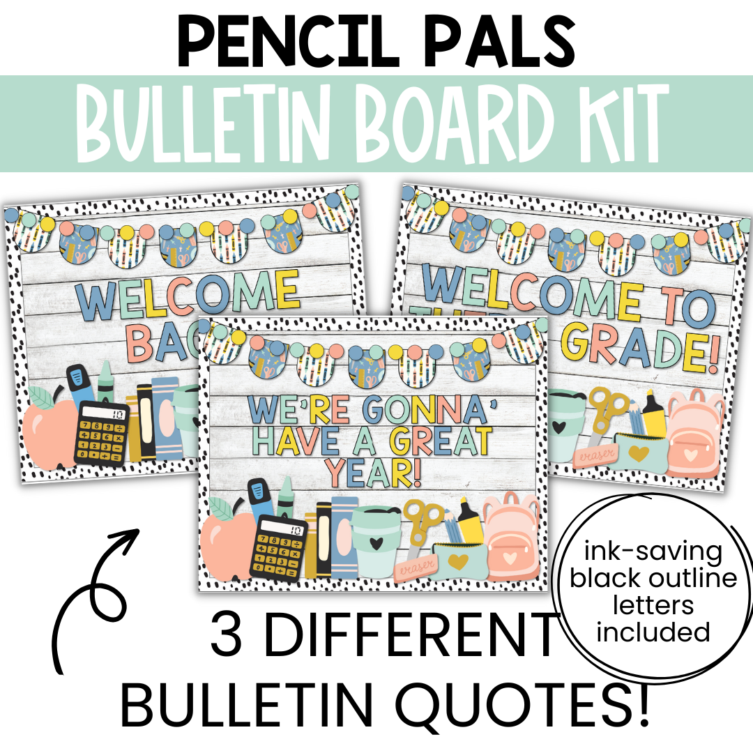 Back to School Bulletin Board Kit / Open House | Made By Teachers
