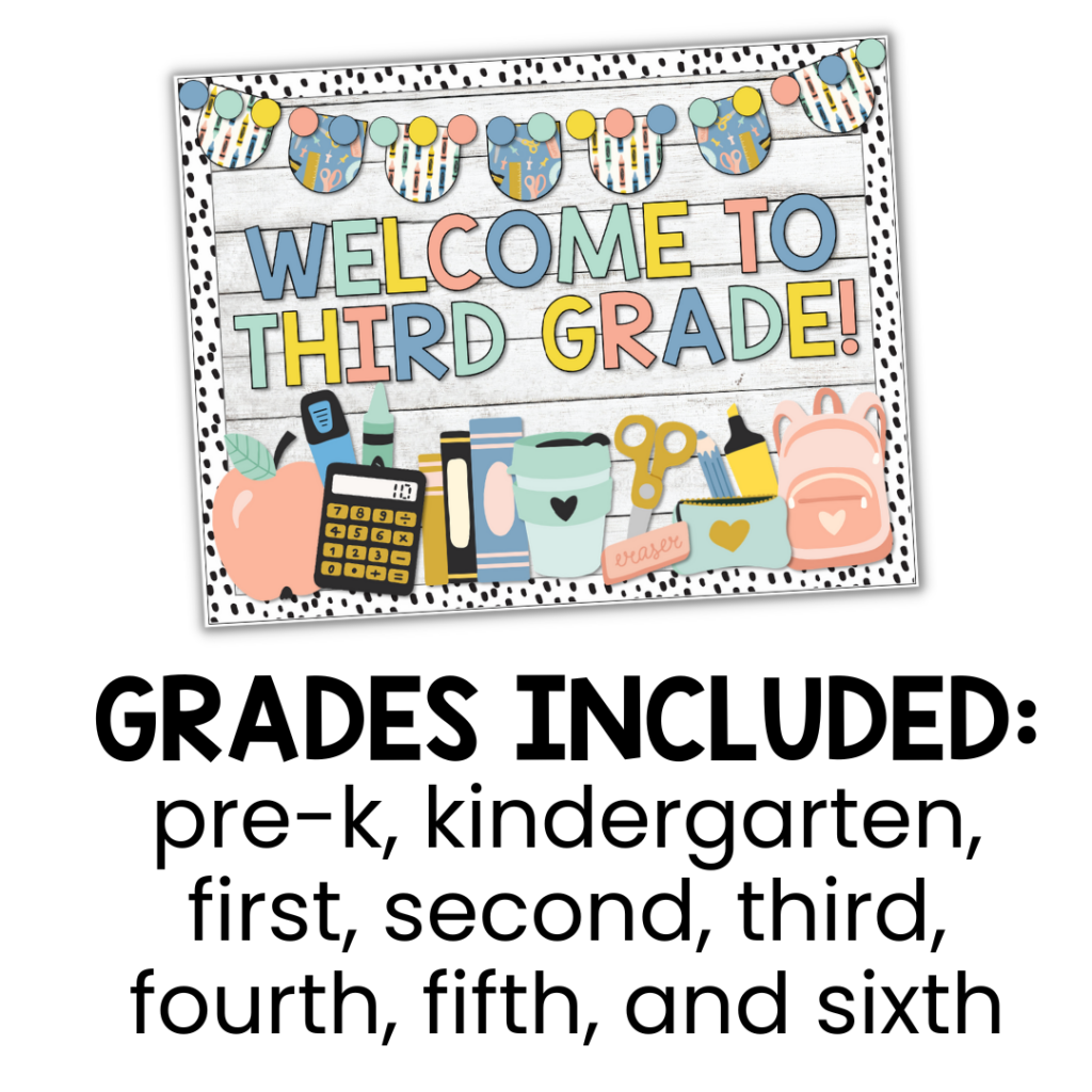 Back to School Bulletin Board Decor Bundle / Door Decor / Pencil Pals ...