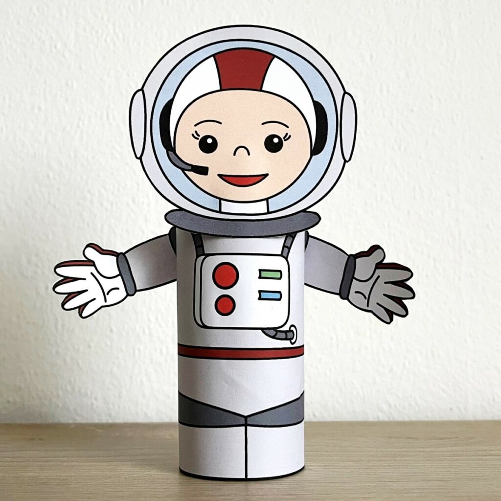 Community Helpers toilet paper roll craft Printable Career day Coloring ...