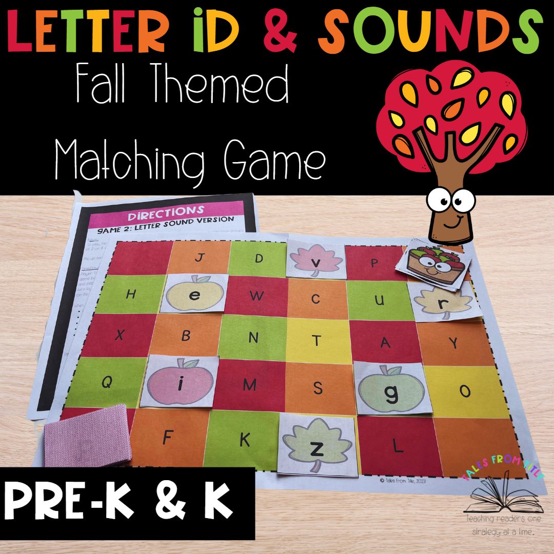 Letter Identification & Sounds Intervention or Center Games - Fall ...