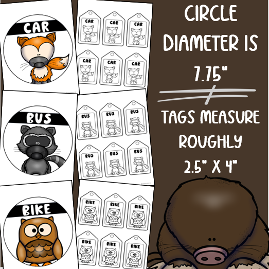 How We Go Home Dismissal Clip Chart End of the Day Woodland Animals ...