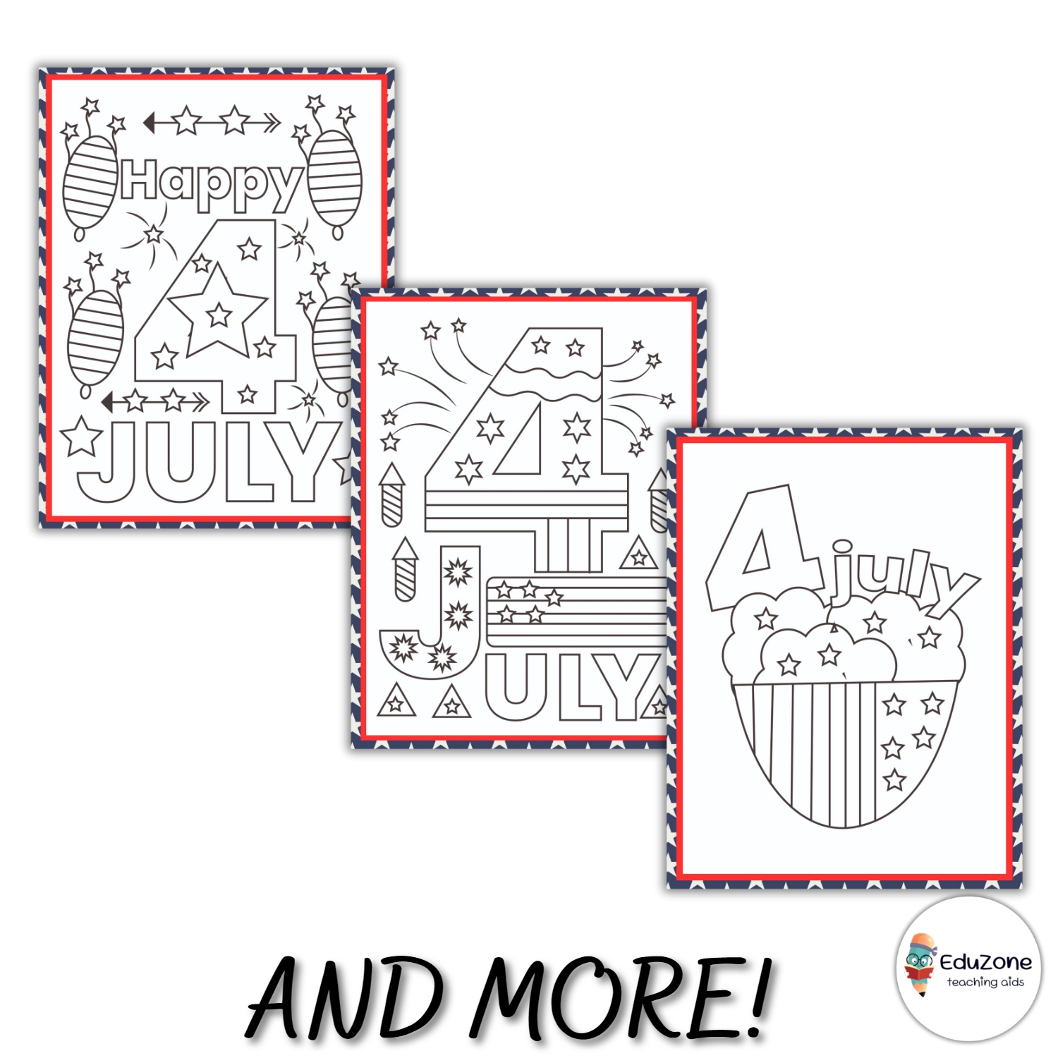 Colorful Celebrations: USA Independence Day Coloring Pages For 4th of ...