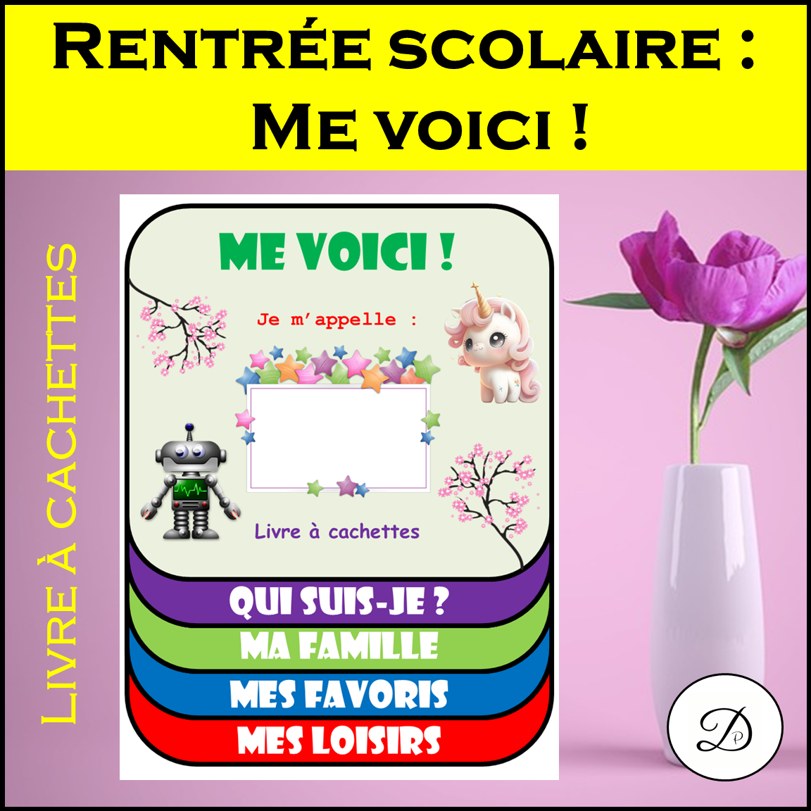 Rentrée scolaire - Me voici ! / FRENCH Back-to-School All About Me ...