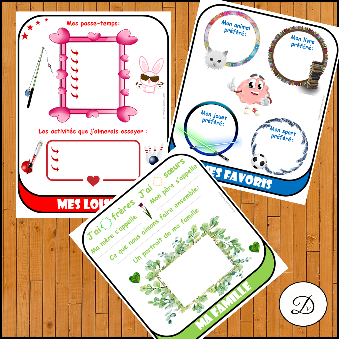 Rentrée scolaire - Me voici ! / FRENCH Back-to-School All About Me ...