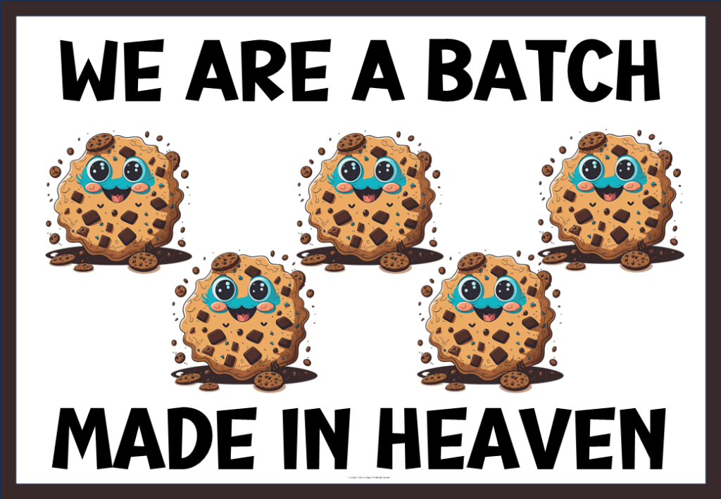 Food Pun Cookie Bulletin Board Door Display Decoration Editable | Made ...