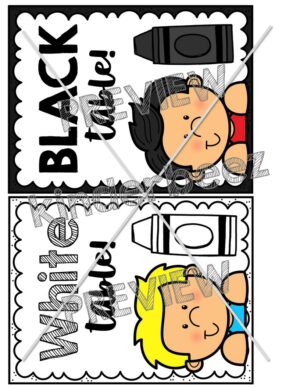 Colored Table Labels | Made By Teachers