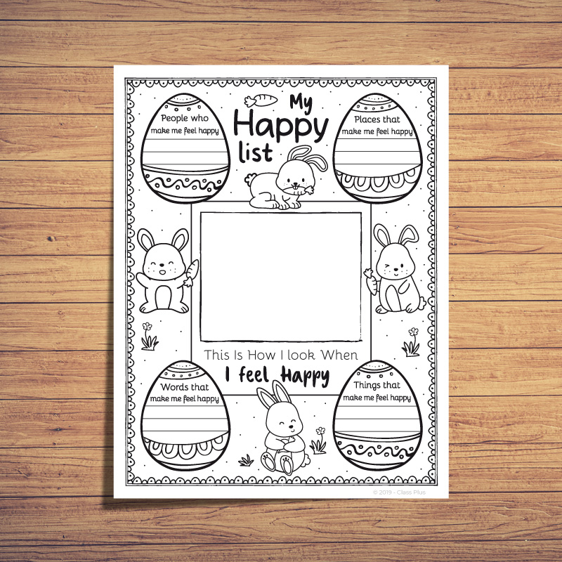 Easter Activity | I Feel Happy | Made By Teachers