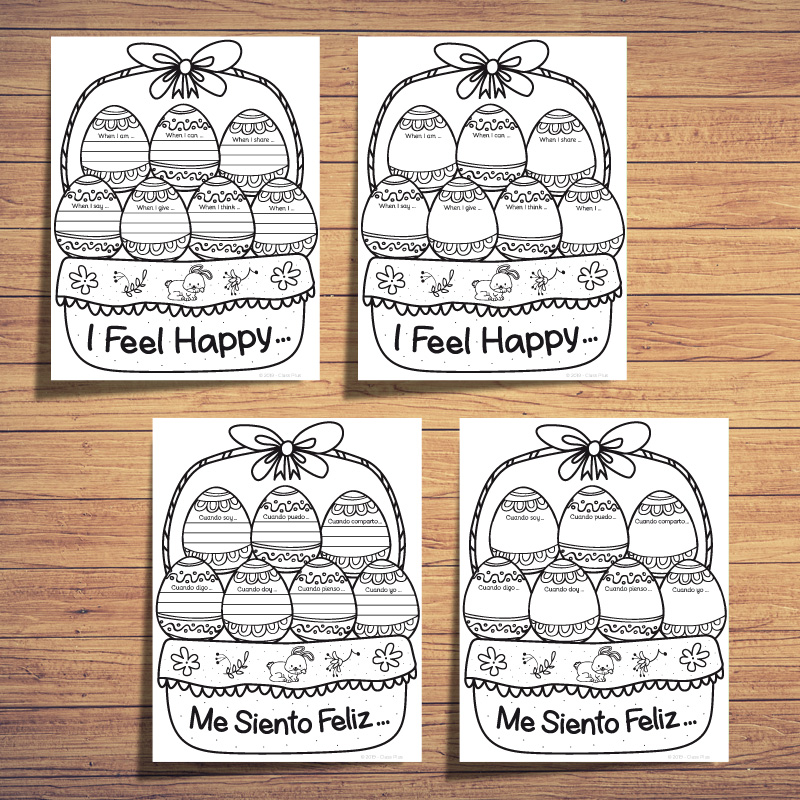 Easter Activities | I Feel Happy BUNDLE | Made By Teachers