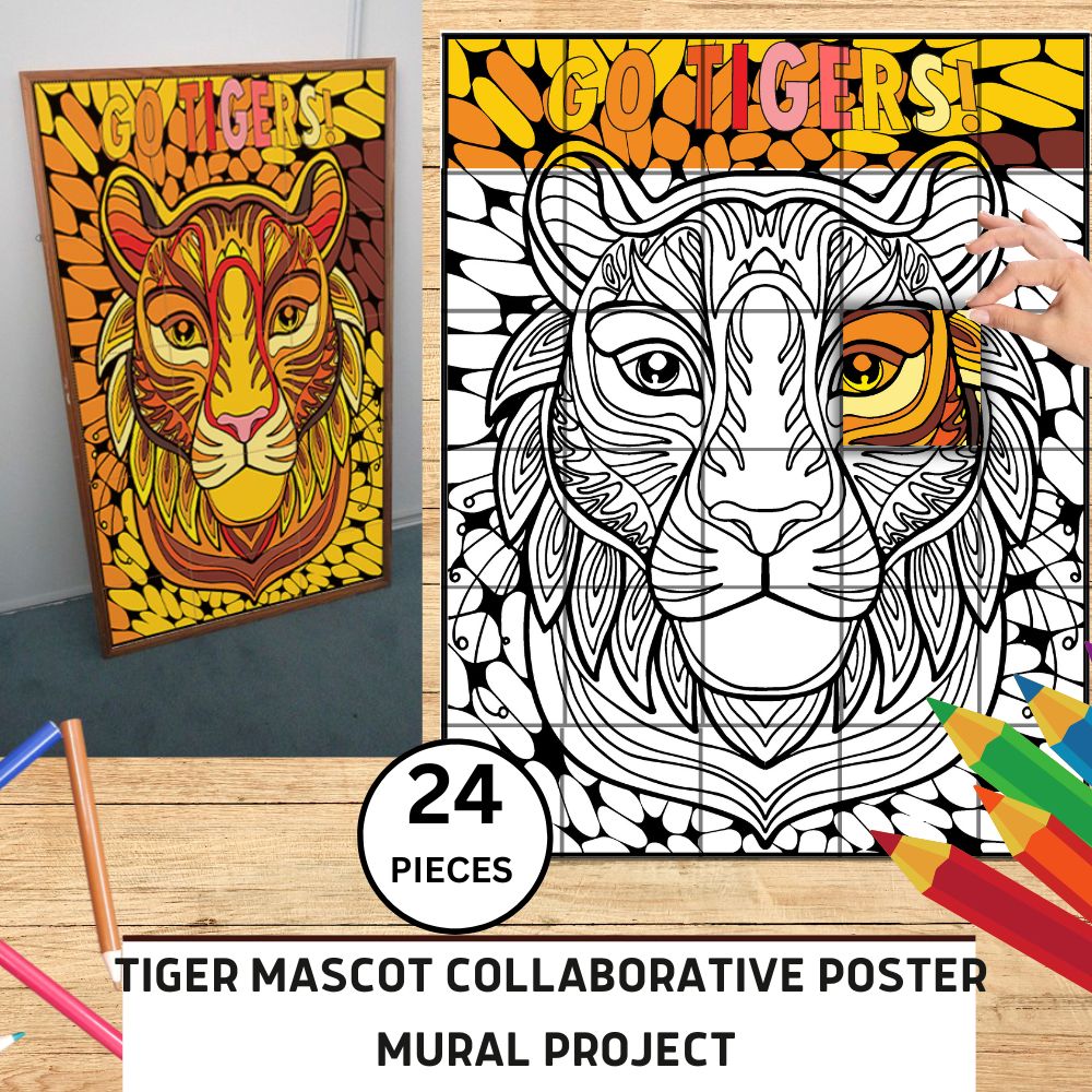 Frida Kahlo Collaborative Poster Mural Project - Hispanic Heritage ...