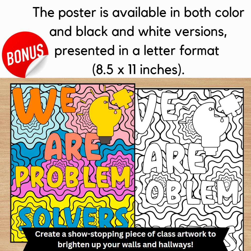 Collaborative Poster We are problem solvers - Back to school Bulletin ...