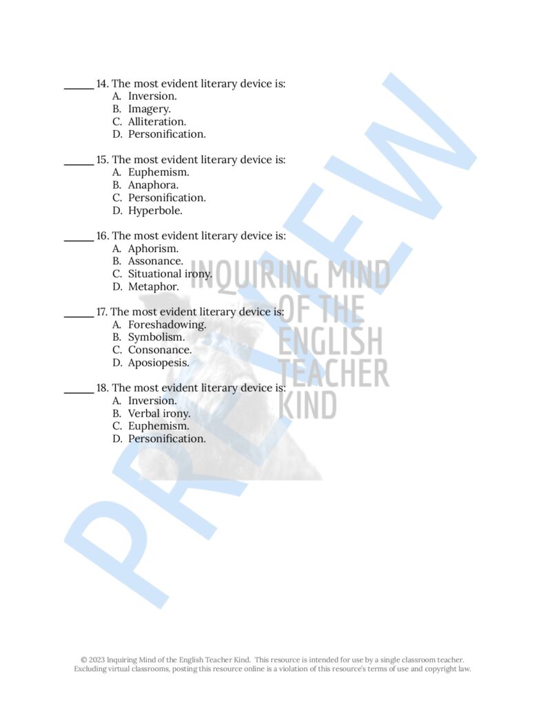 Othello Close Reading Analysis Worksheets Bundle with Answer Keys ...