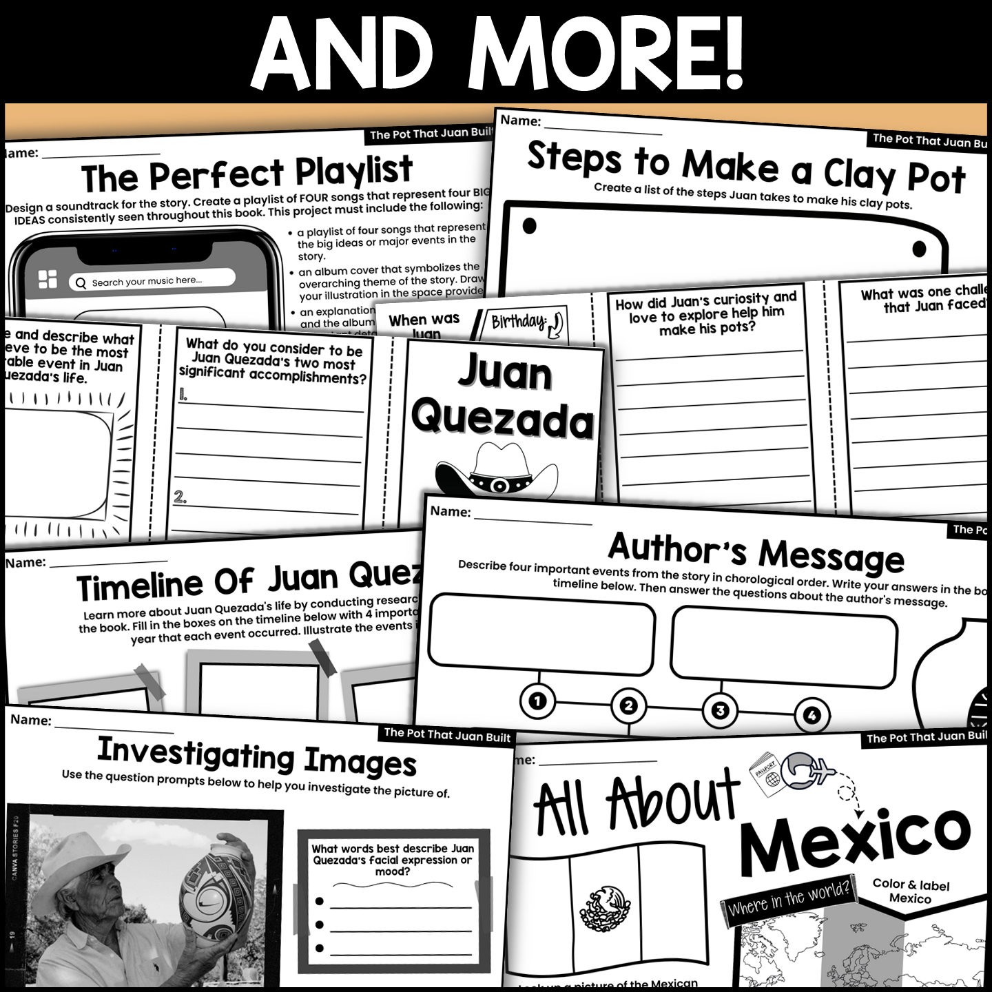 The Pot That Juan Built Read Aloud Book Companion Activities for IRA ...