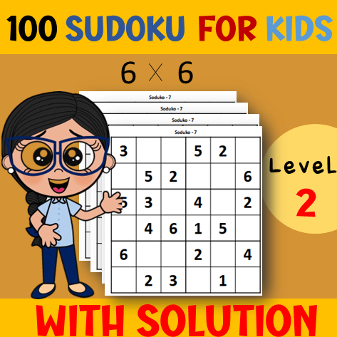 🧩 Keep Your Kids' Minds Active and Engaged with 100 Sudoku Puzzles and ...