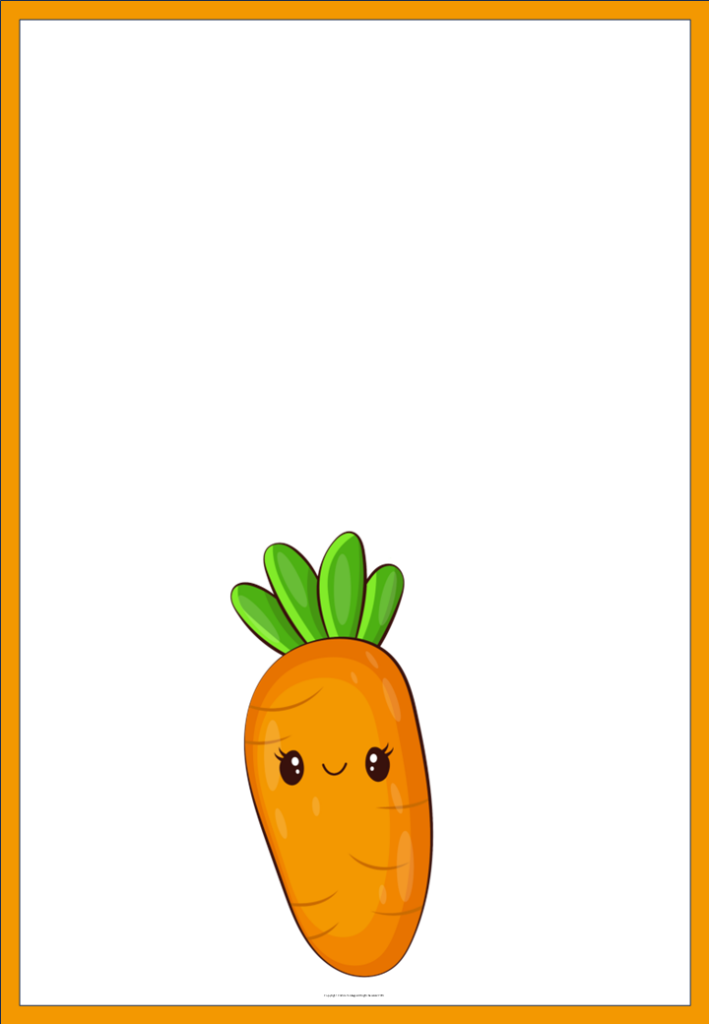 Food Pun Carrot Bulletin Board Door Display Decoration Editable | Made ...