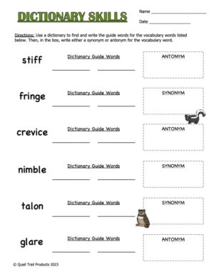Animal Adaptations in the Woodland Habitat Activities and Worksheets ...