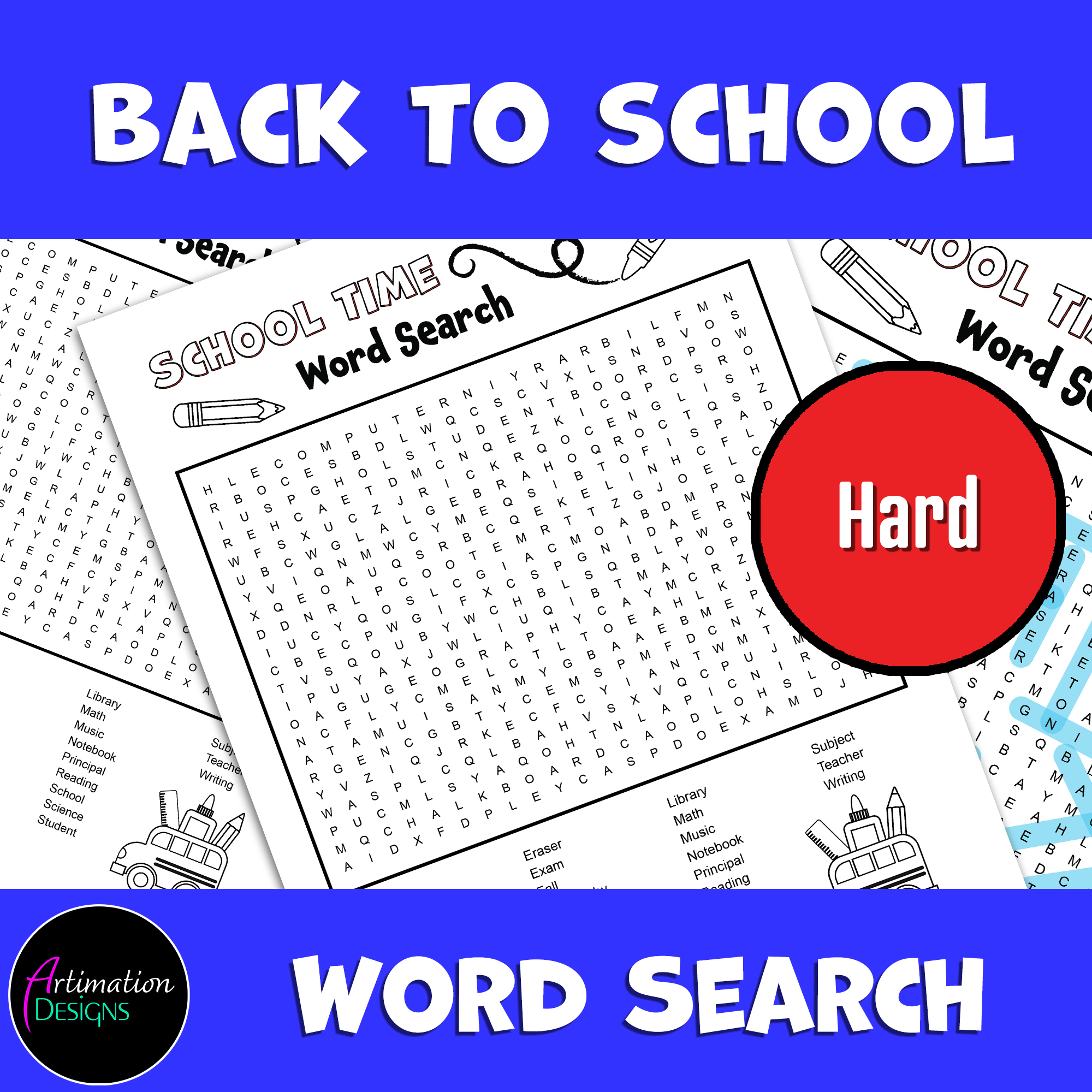 Summer Scramble Word Search | Summertime Word Game Activity | Brain ...