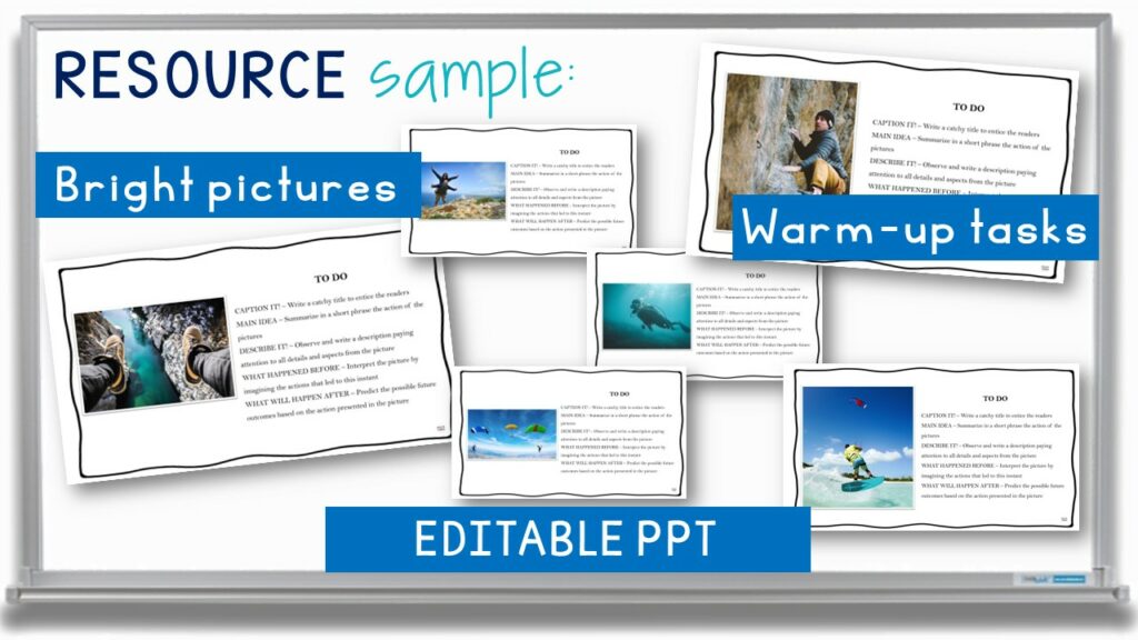 Making Inferences Adventure Pictures Writing Prompts - Print and ...