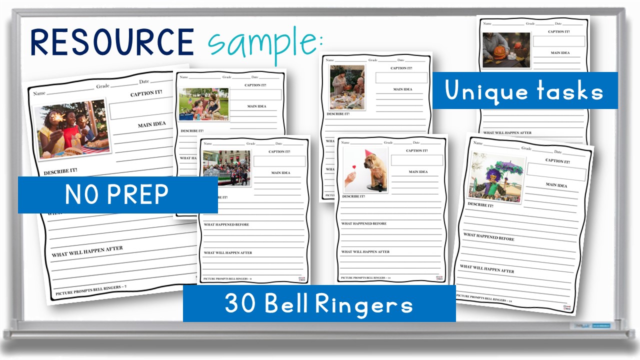 Making Inferences Holidays Pictures Writing Prompts - Print and Digital ...