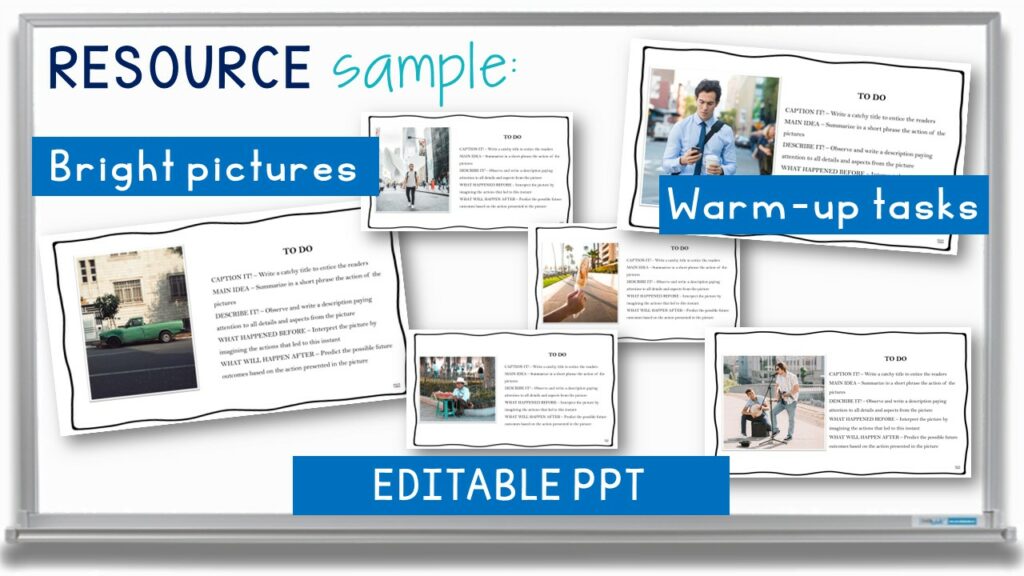 Making Inferences Street Pictures Writing Prompts - Print and Digital ...