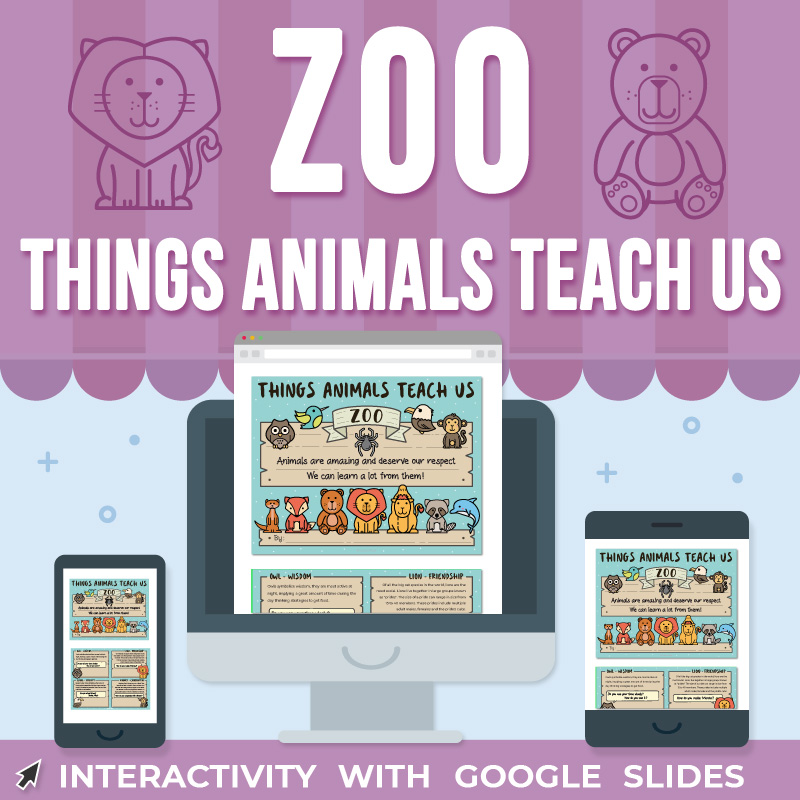 The Zoo | Things Animals Teach Us Google Slides | Made By Teachers