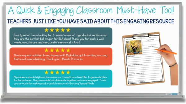 Making Inferences Fall Pictures Writing Prompts - Print and Digital ...