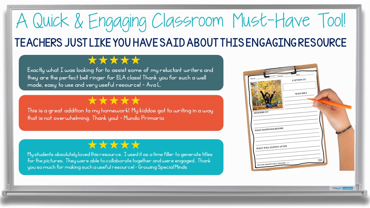 Making Inferences Fall Pictures Writing Prompts - Print and Digital ...