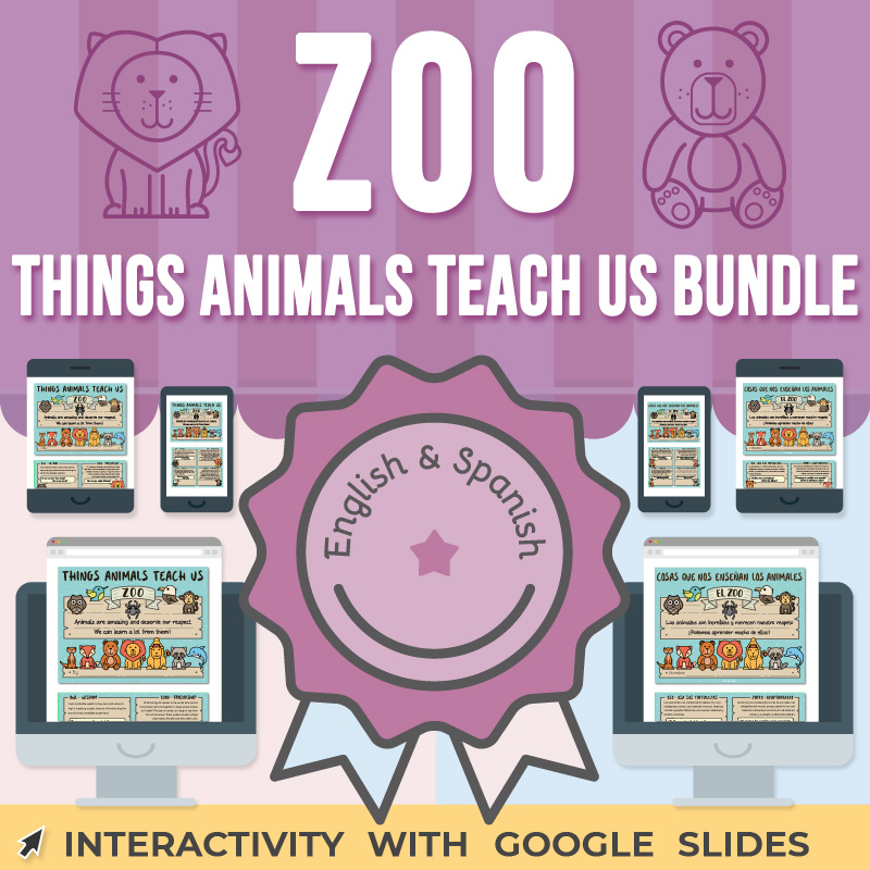The Zoo | Things Animals Teach Us Google Slides BUNDLE | Made By Teachers