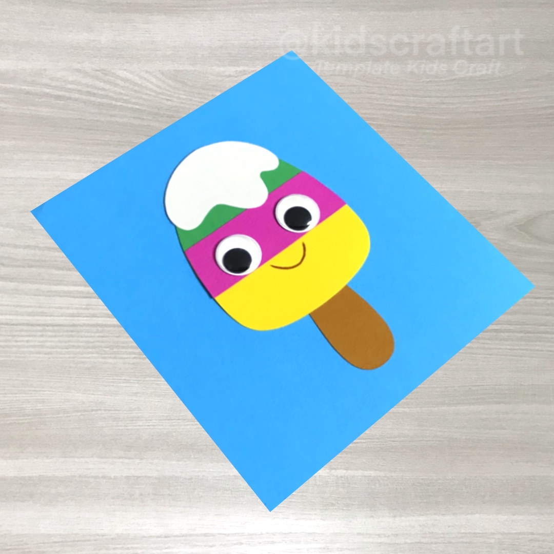 Build an Ice Cream Scoop Cone Popsicle End of Year Craft Beach Day ...