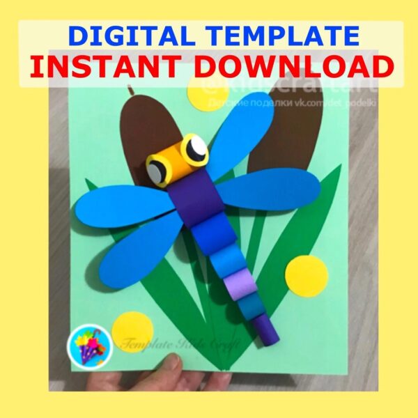Dragonfly Summer Spring Craft Insect Animal Bug Activities Art Crafts ...