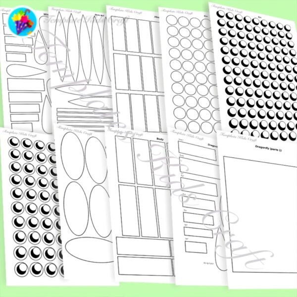 Dragonfly Summer Spring Craft Insect Animal Bug Activities Art Crafts ...