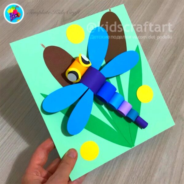 Dragonfly Summer Spring Craft Insect Animal Bug Activities Art Crafts ...