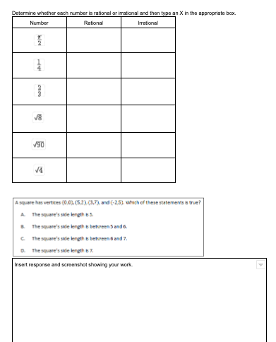 Complete Online Distance Learning 8th Math Classify Real Numbers PA.N.1 ...