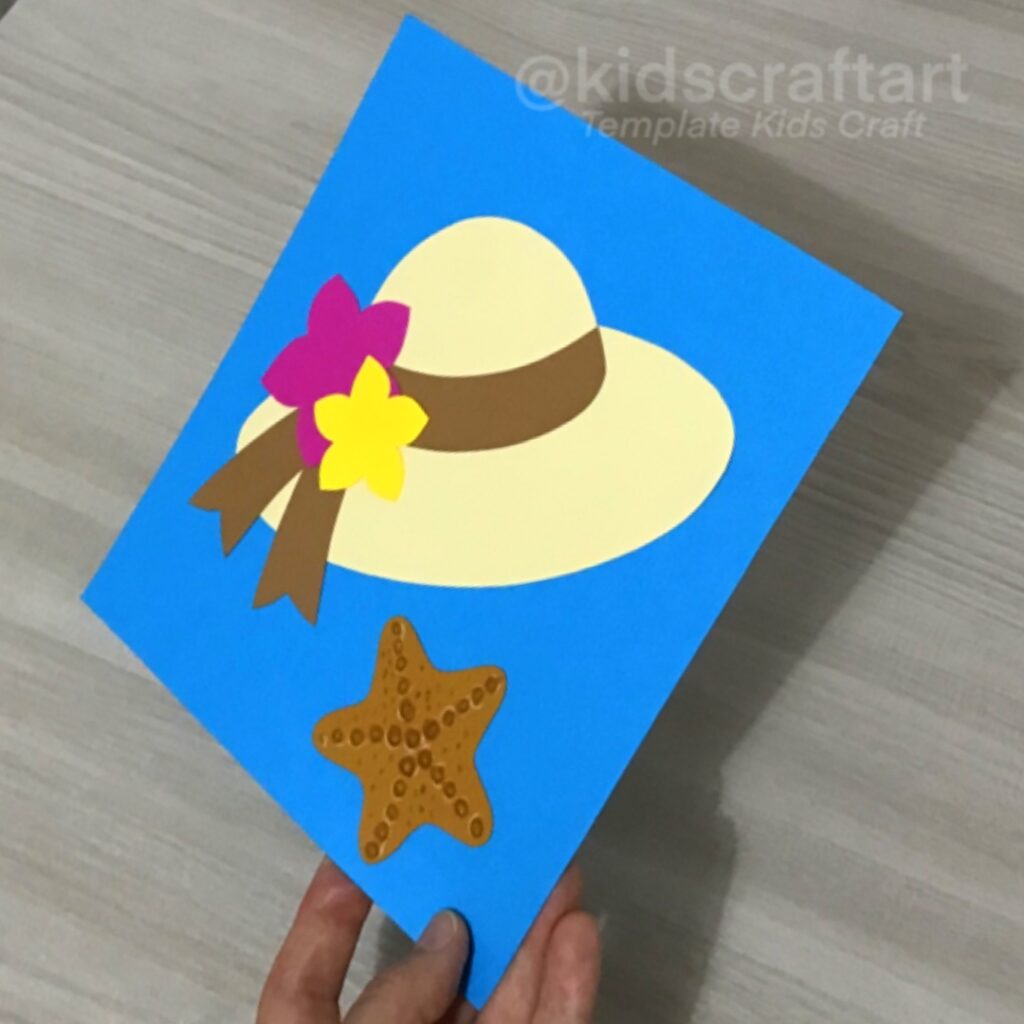 Flower Sun Hat Craft End of Year Summer Beach Day Starfish Vacation ...