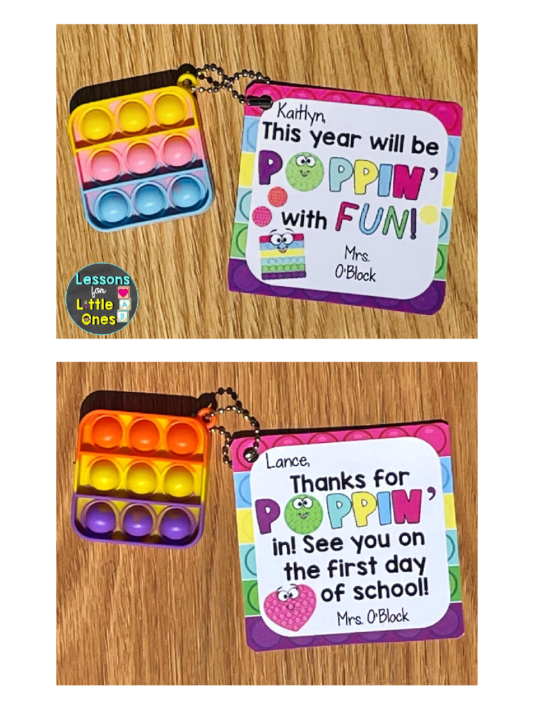 Back to School Gift Tags Editable Open House Meet the Teacher Student ...