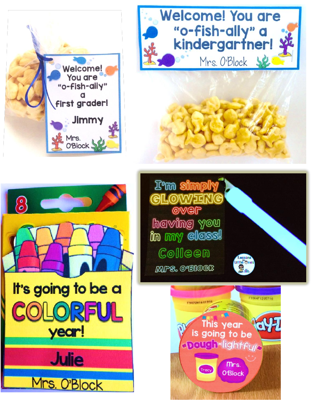 Back to School Gift Tags Editable Open House Meet the Teacher Student ...