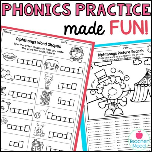 Diphthongs Worksheets | 1st Grade Phonics Activities - Made By Teachers