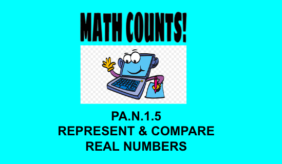 Complete Online Distance Learning 8th Math Compare Real Numbers PA.N.1. ...