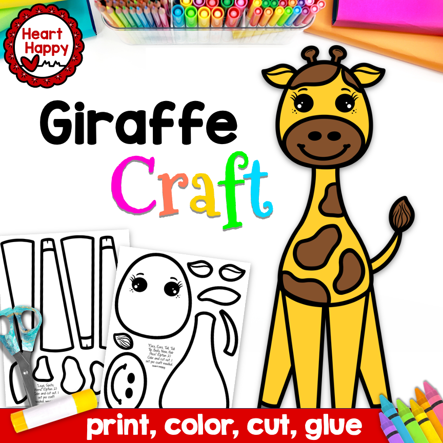 Giraffe Craft | Zoo Animal Craft | Made By Teachers