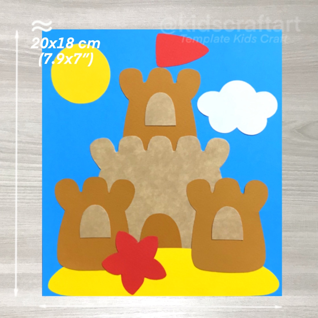 Build Sand Castle Craft End Year Summer Sea Starfish Ocean Beach Day ...