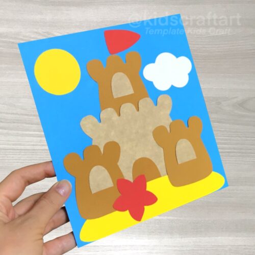 Build Sand Castle Craft End Year Summer Sea Starfish Ocean Beach Day ...