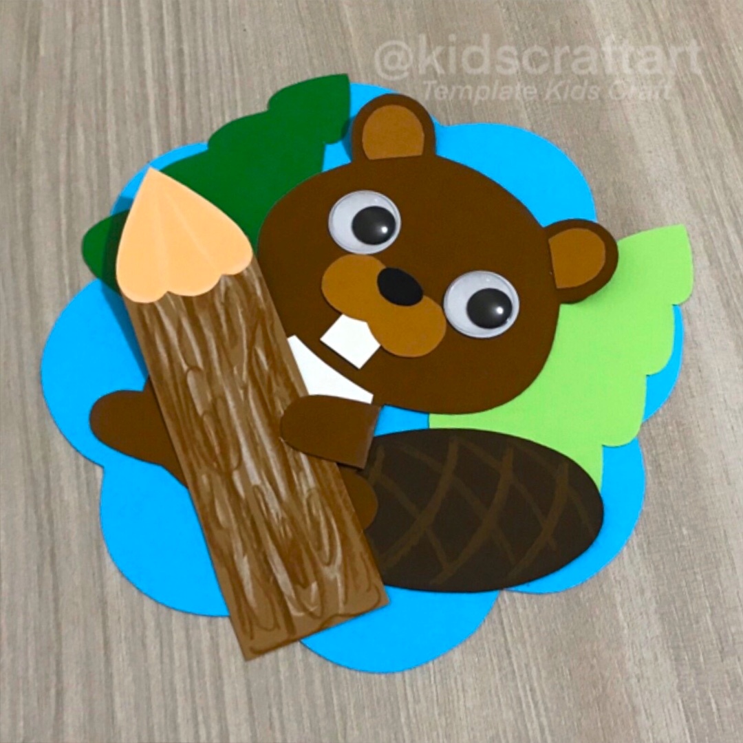 Beaver Wetland Animal Craft Forest Woodland Summer Activities Canada ...