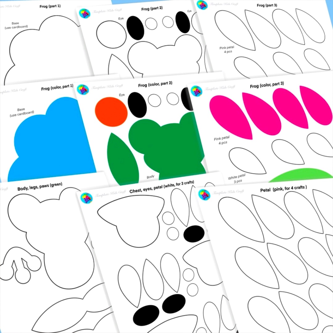 Frog Craft Spring Summer Pond Water Wetland Animal Life Amphibians ...