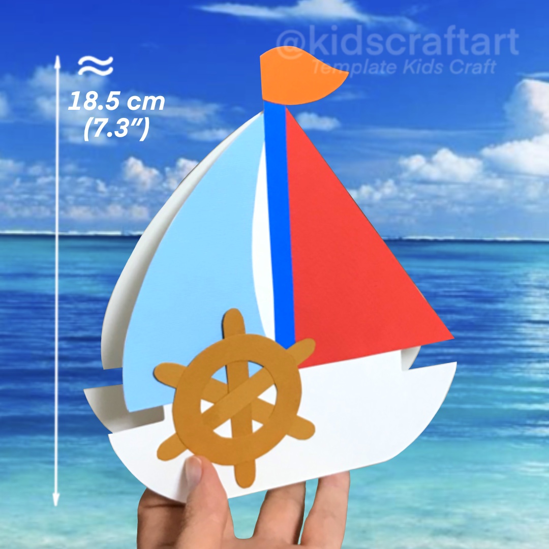 Boat Father’s Day Card Craft Gift Frame June Summer Sea Ocean End Year ...