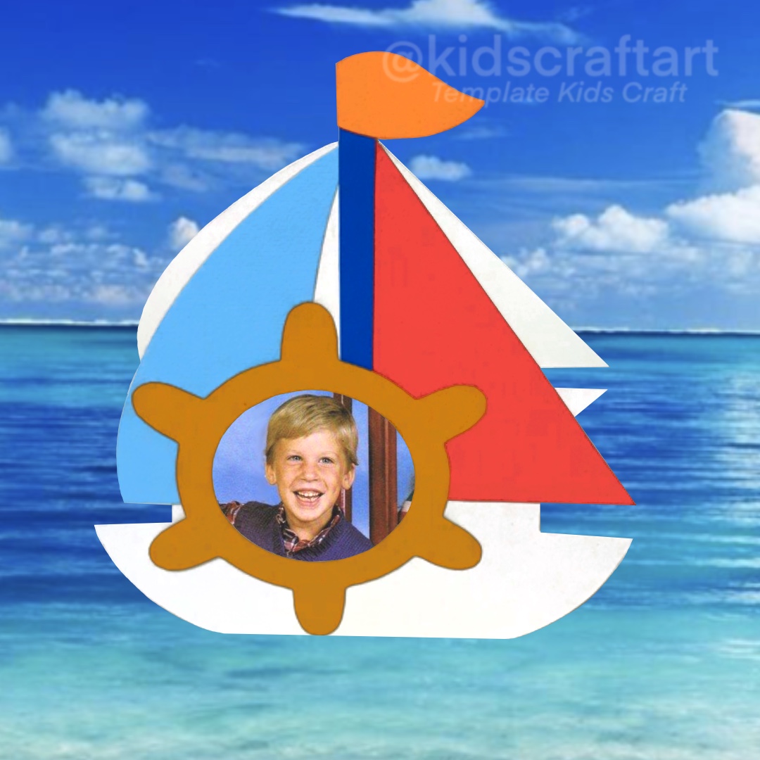 Boat Father’s Day Card Craft Gift Frame June Summer Sea Ocean End Year ...