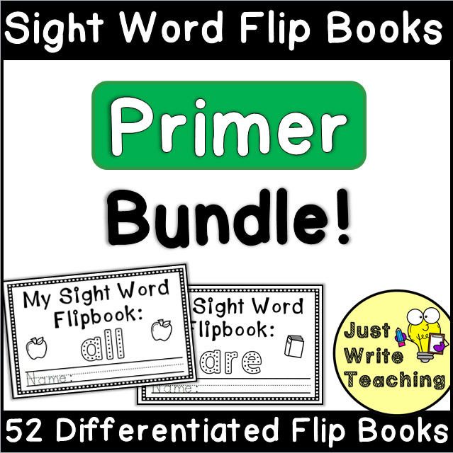 Sight Word Flip Book (Flipbook) - RUN | Made By Teachers