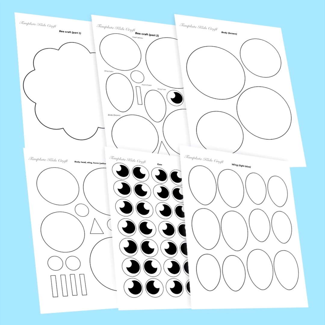 Honey Bee Craft Insect Bug Summer Spring Craftivity Bulletin Board ...